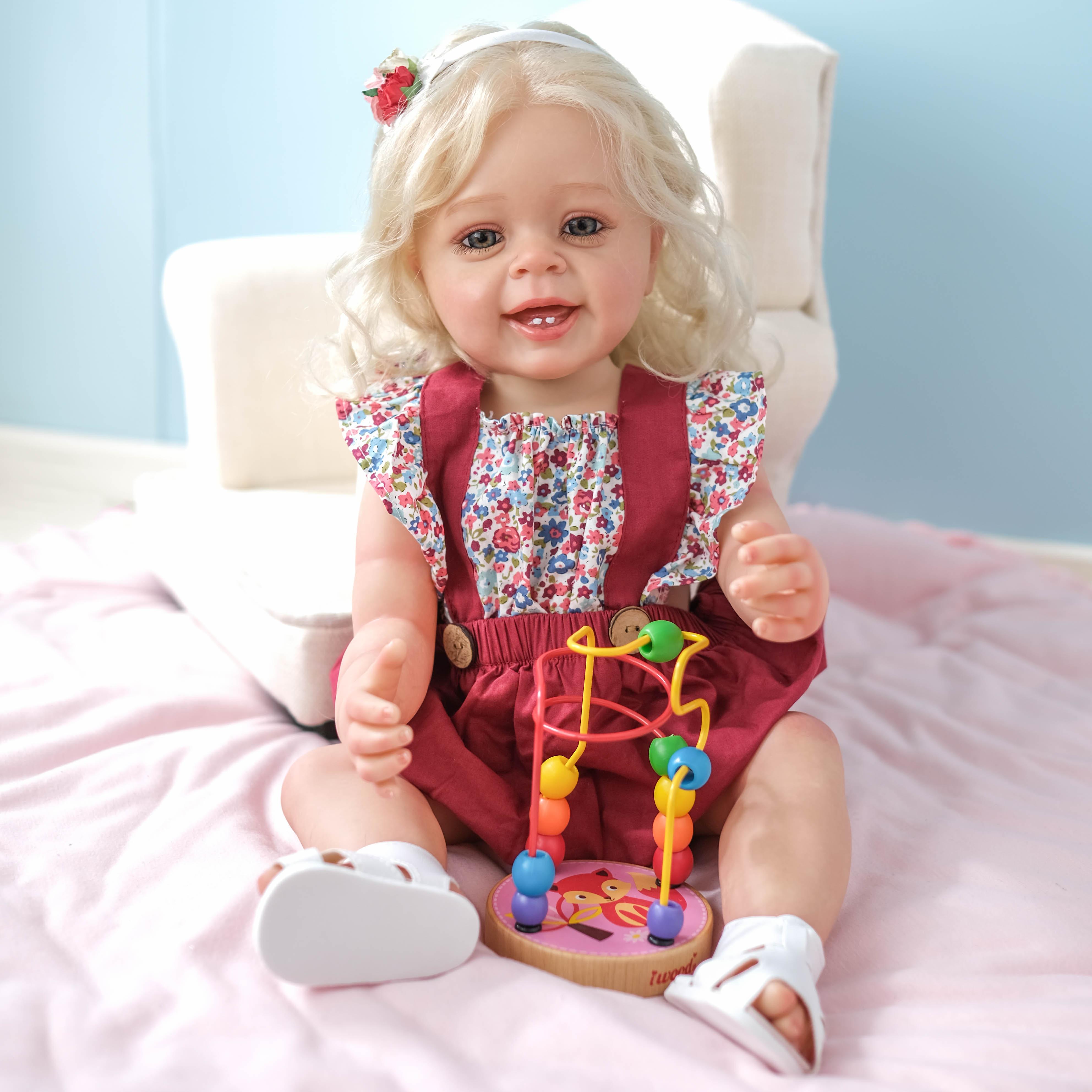 Npk 55cm Yannik Full Body Lifelike 3d Skin Tone Silicone Doll Hand ...