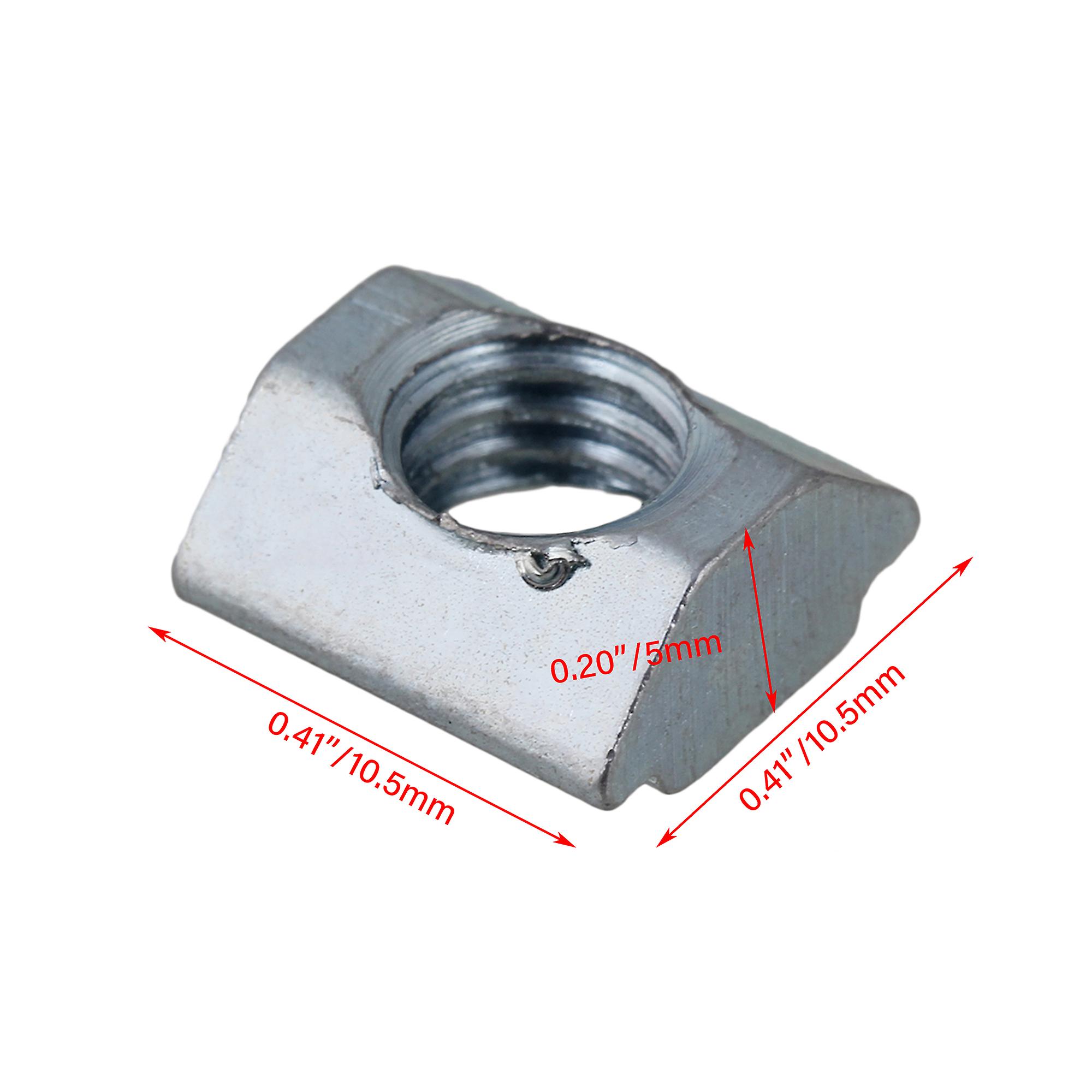 50Pieces 20 Series European M6 Thread in T Sliding Nut Block Carbon Steel | Fruugo DK