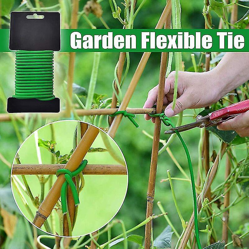 Multi Purpose Tie 3mm*10m Staking Tie For Plants And Shrubs - Steel ...