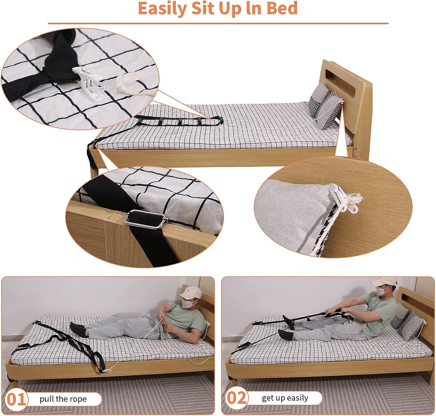 Bed Ladder Assist , Black Pull Up& Sit Up Assist Device, Assistive ...