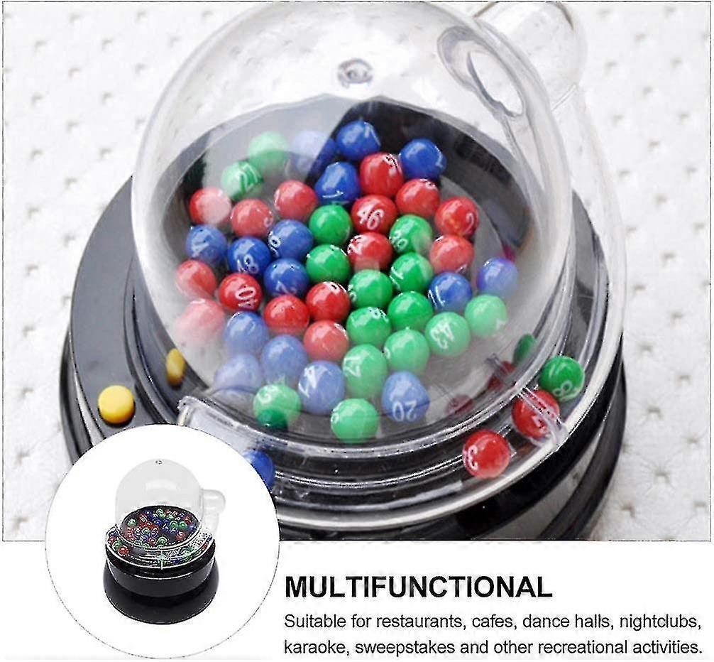 Electric Shake Lucky Ball Machine Lottery Machine Portable Bingo ...