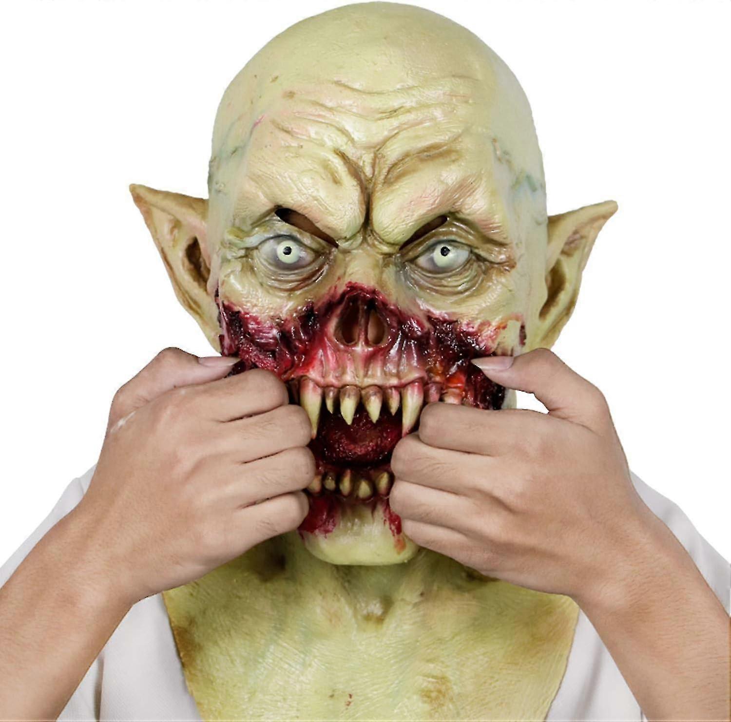 Vampire Mask Scary Monster Horror Mask Halloween Costume Party Demon ...