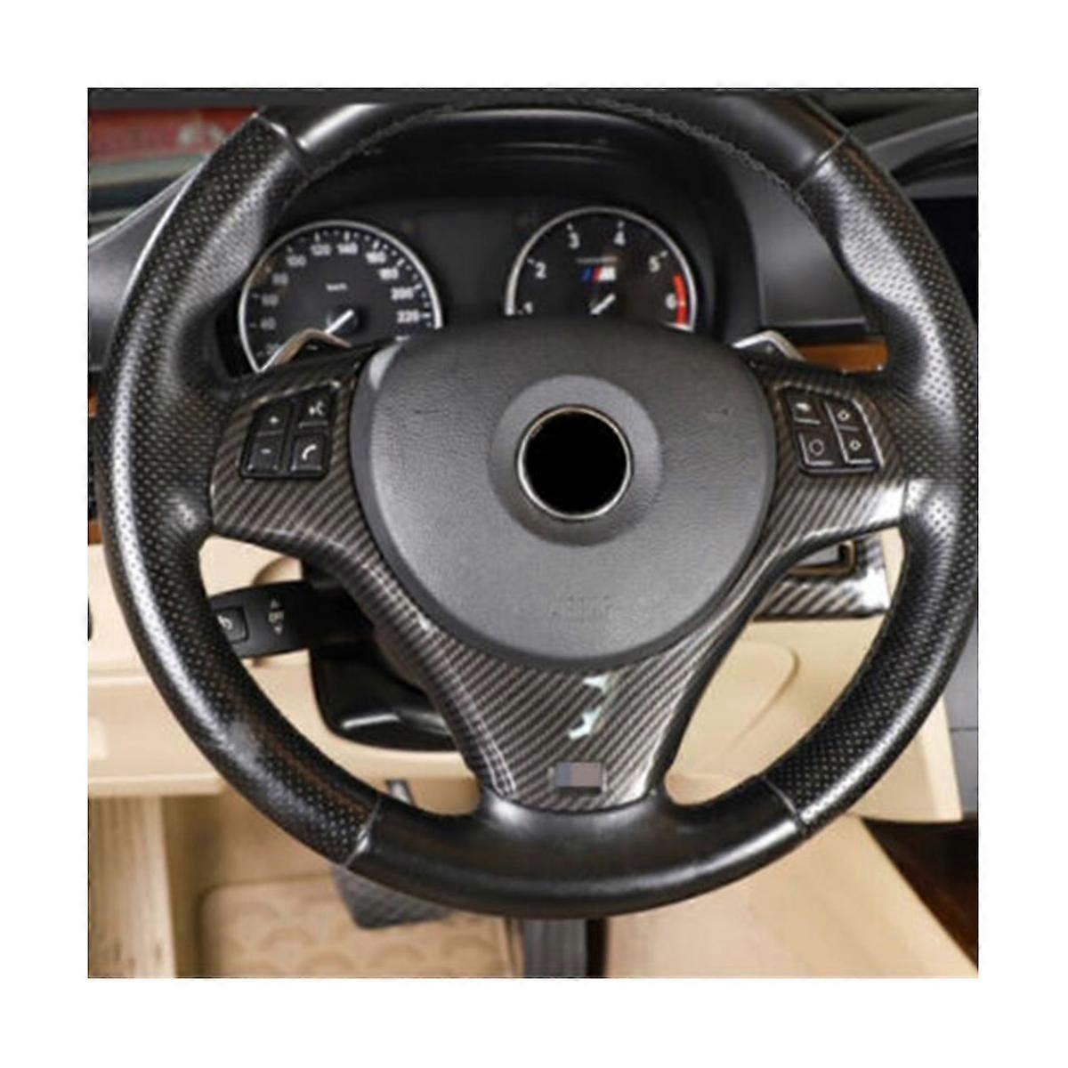 For BMW 3 Series E90 E92 E93 M3 with Hole Steering Wheel Sticker Real ...