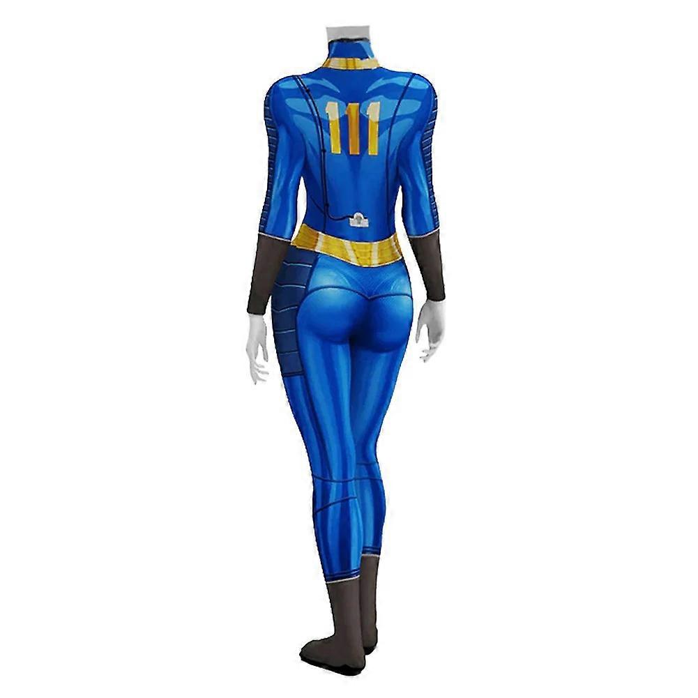 Fallout 4 Vault Cosplay Costume Bodysuit Women Party Fancy Dress ...
