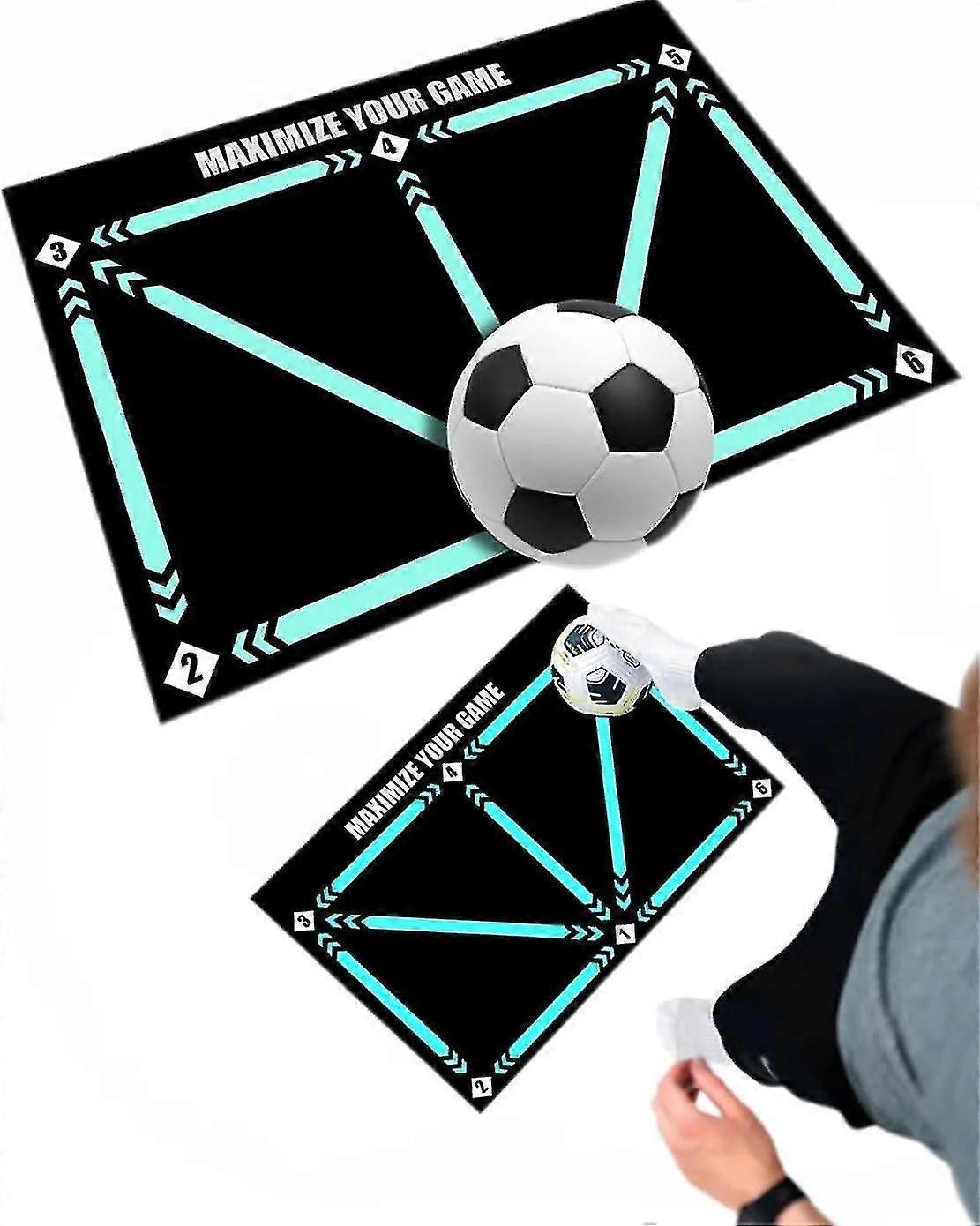 Football Footstep Training Mat, Soccer Training Mat, Fpro Ball Mastery ...