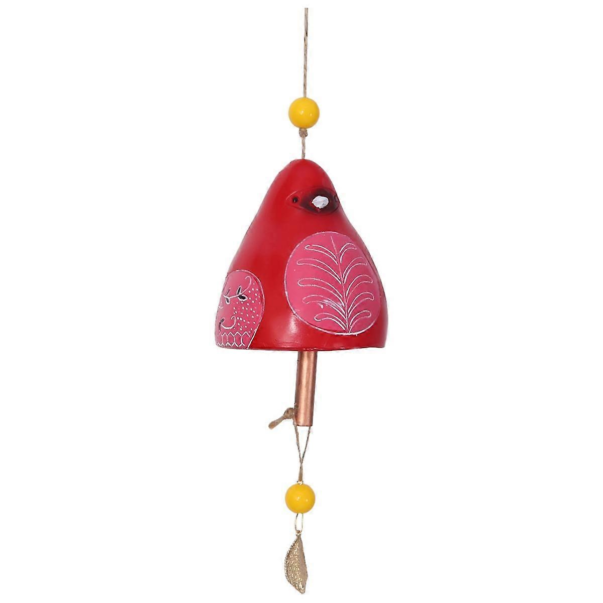 Bird Song Bell Garden Decoration,Hanging Rustic Wind Chime, Pendant ...