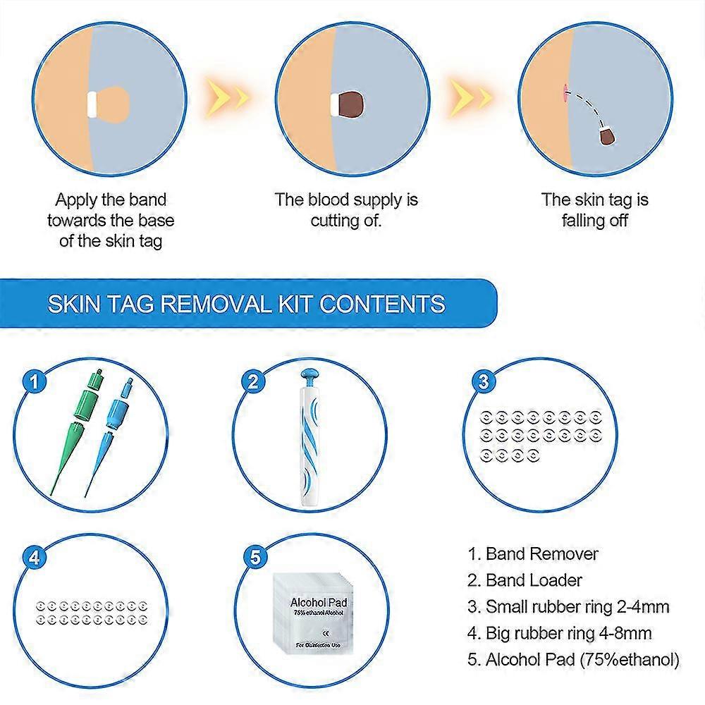 Skin Tag Removers 2-in-1 Skin Tag Removal Kit Tools For Small To Large ...