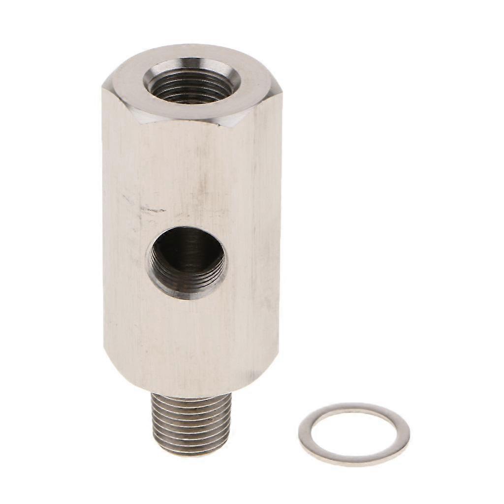 2x1/8" NPT Oil Pressure Sensor to NPT Adapter Turbo Supply Feed Line ...