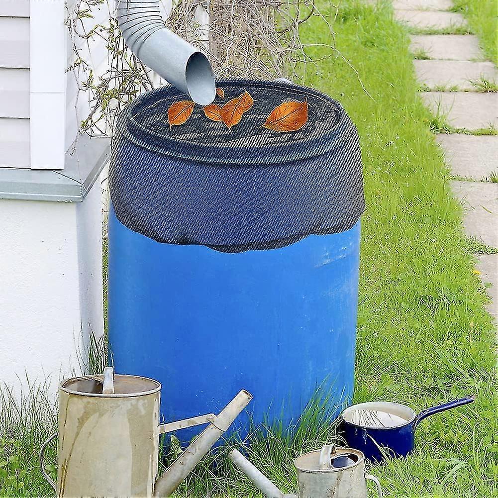 Mesh Cover For Rain Barrels With Drawstring, Water Collection Buckets ...