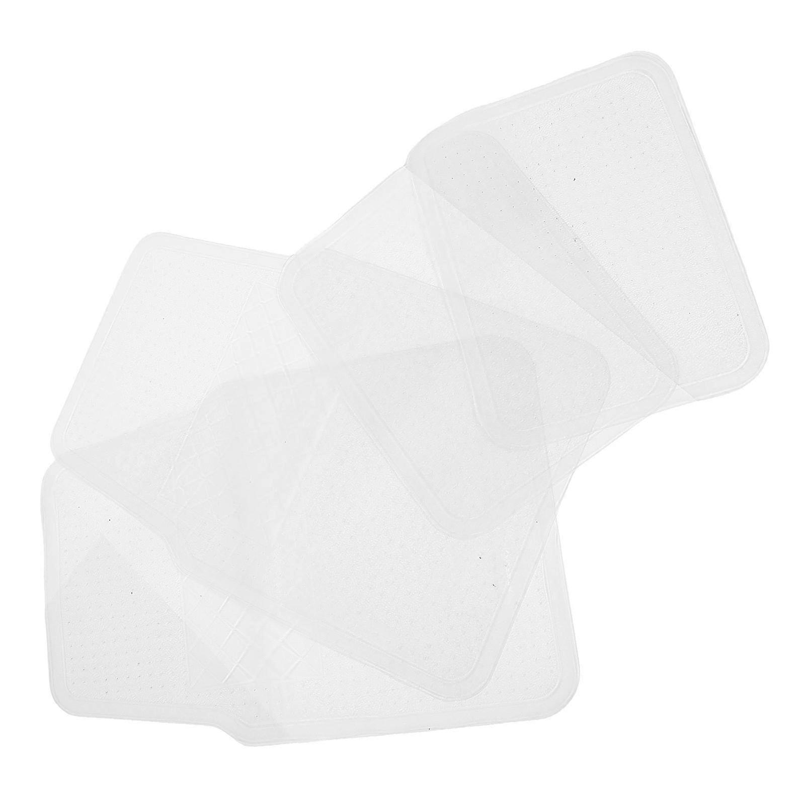 4pcs Car Floor Mat Set All Weather Mat Universal Anti-slip Bottom ...