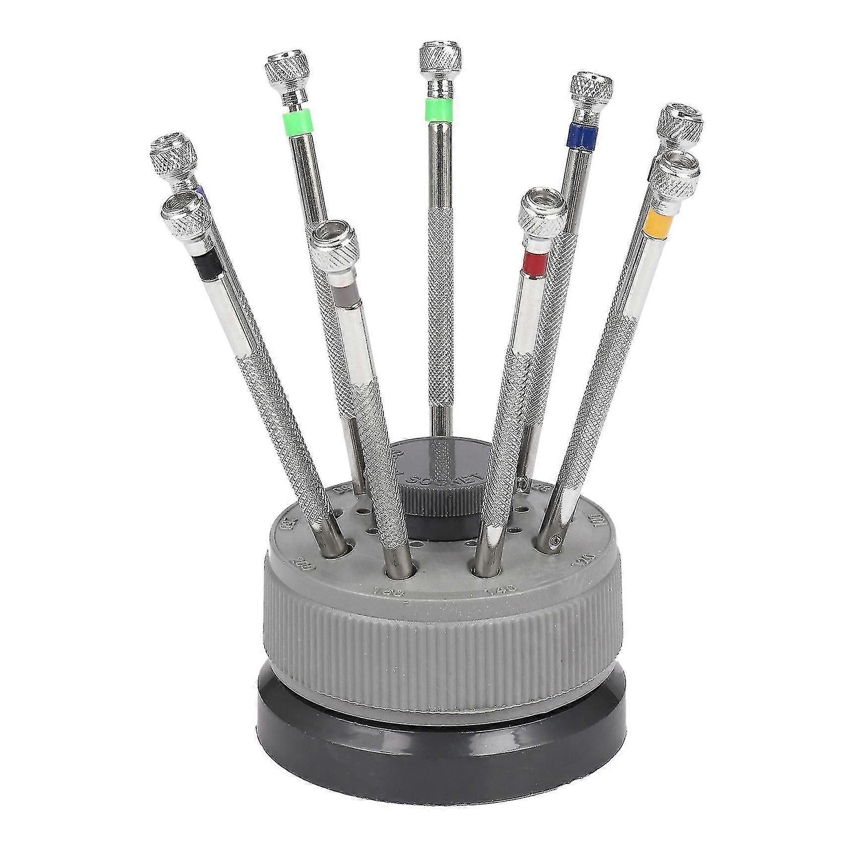 Set Of 9 Professional Watch Screwdrivers On Stand | Fruugo UK