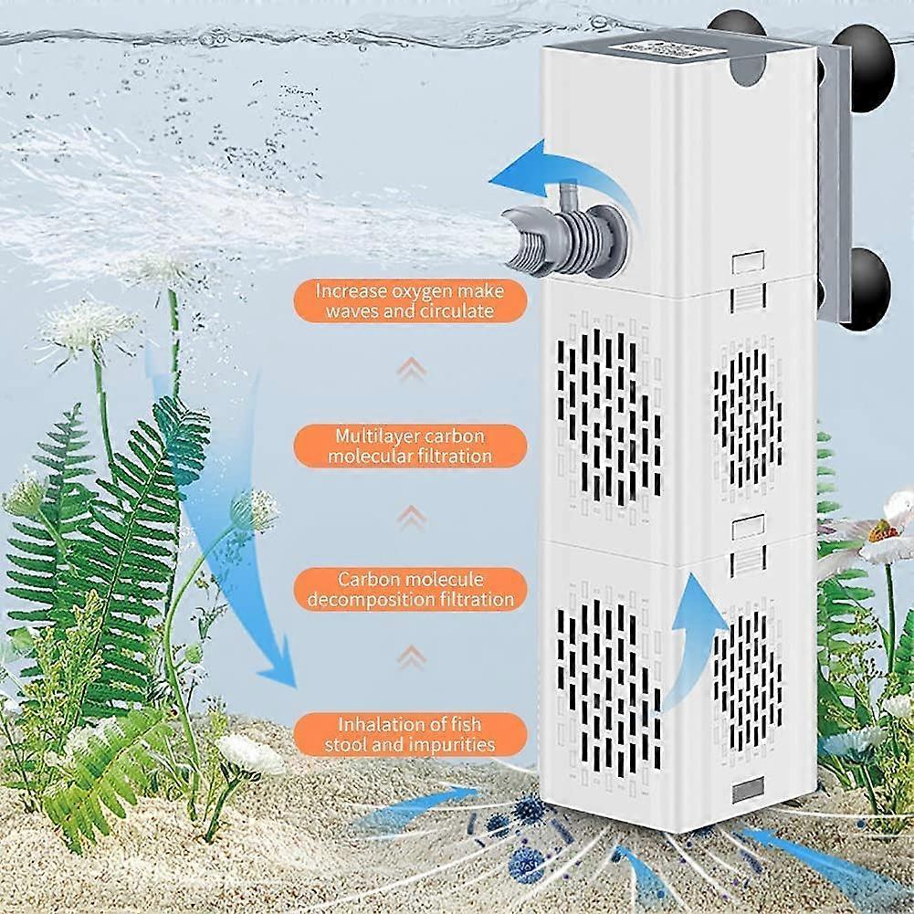 10W Aqua Filter, Aqua Filter Submersible Water Pump Oxygen Aeration ...