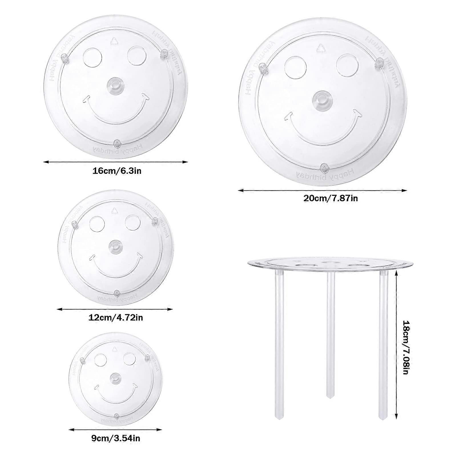 Multi-Layer Cake Supports Set with 12 Pieces Cake Dowels Rods for ...