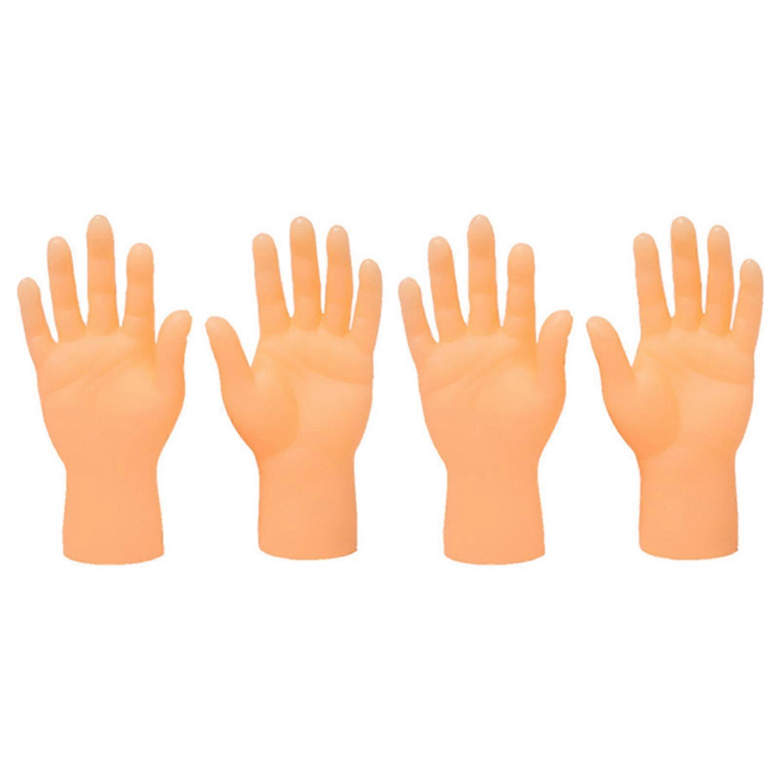 Mini Hands Gesture Finger Puppet Toy Funny Little Hand Model Puppets ...