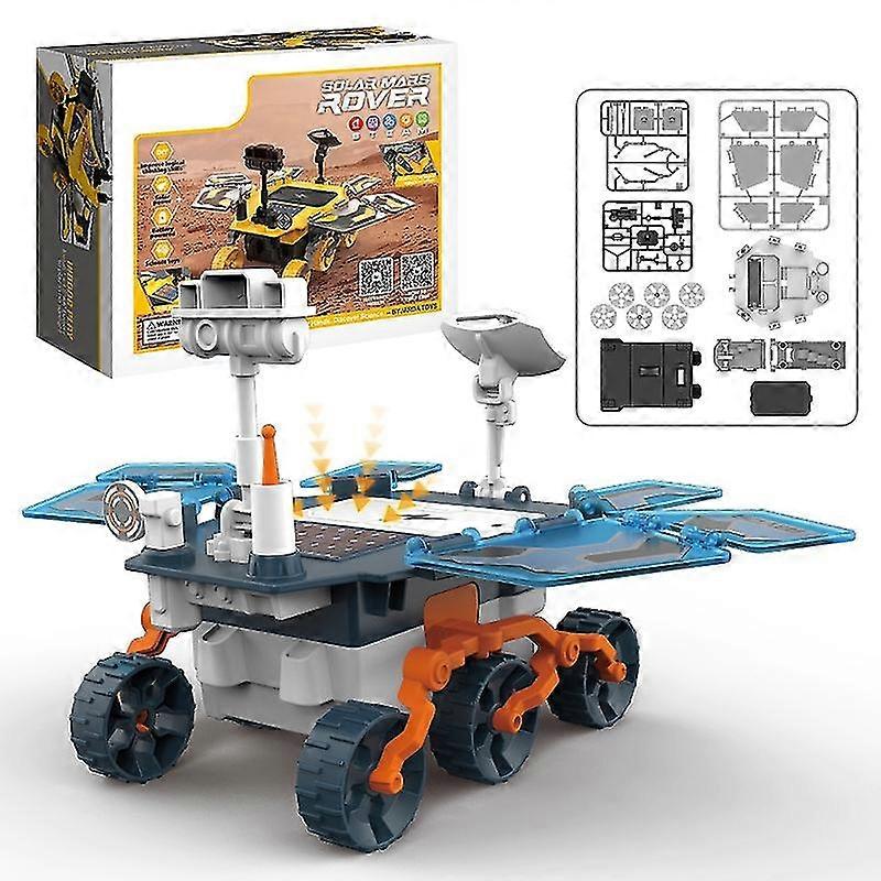 STEM Educational DIY Electric Mars Rover Kit with Solar-Powered ...