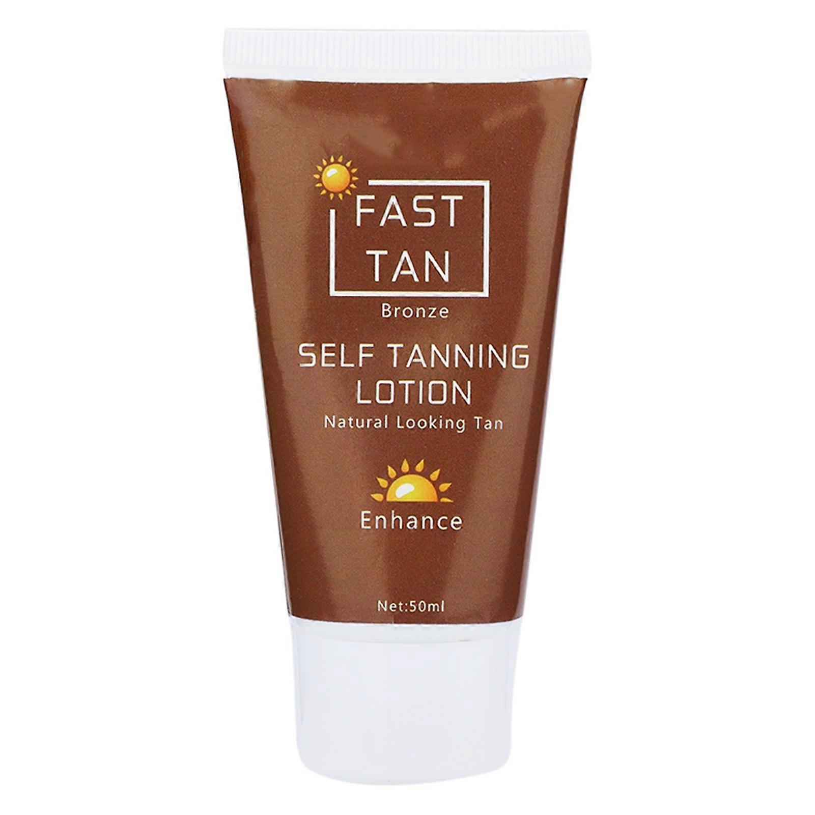 Self Tanning Lotion Bronze Self Sun Tan Enhance Day Tanning Cream Natural Bronzer Sunscreen Tan ...