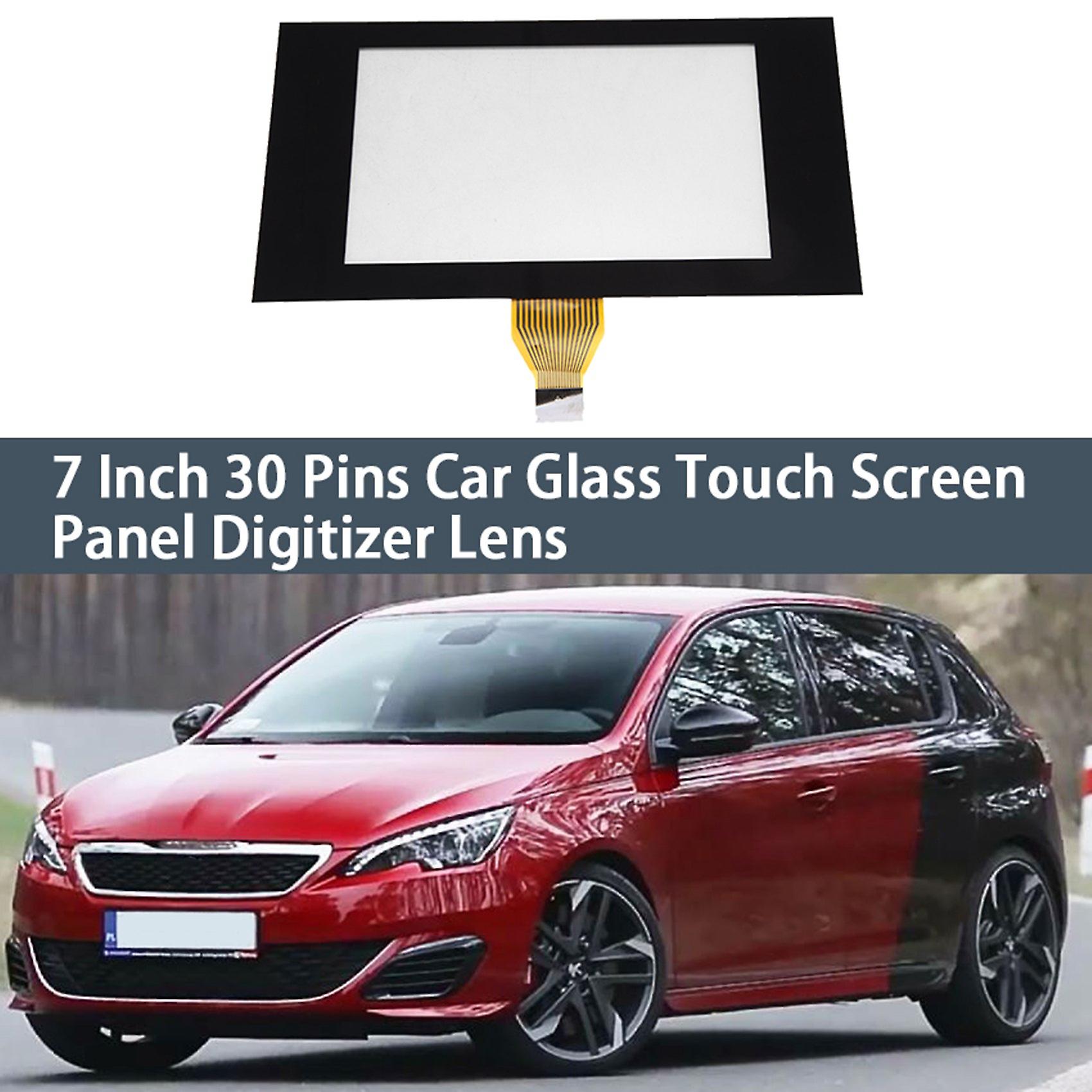 7 Inch 30 Pins Car Glass Touch Screen Panel Digitizer Lens Compatible Peugeot 308 308s 408 Car ...