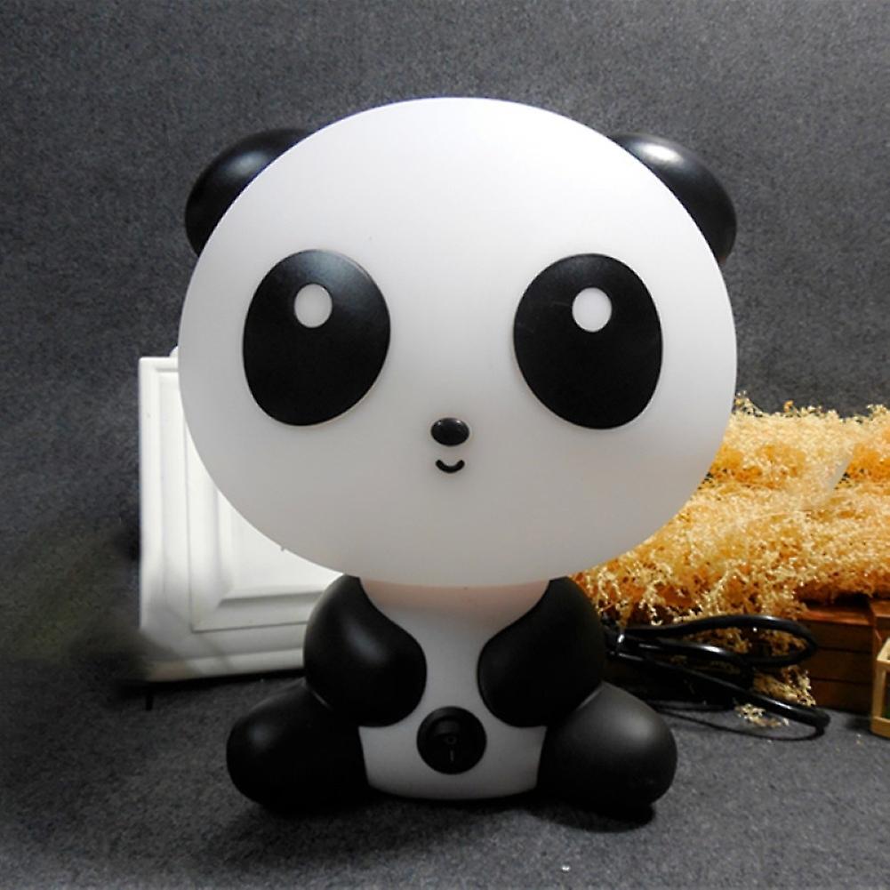Tecknad Panda Björn Barn Sovrum LED Nattlampa Skrivbordslampa Barn Gåva ...