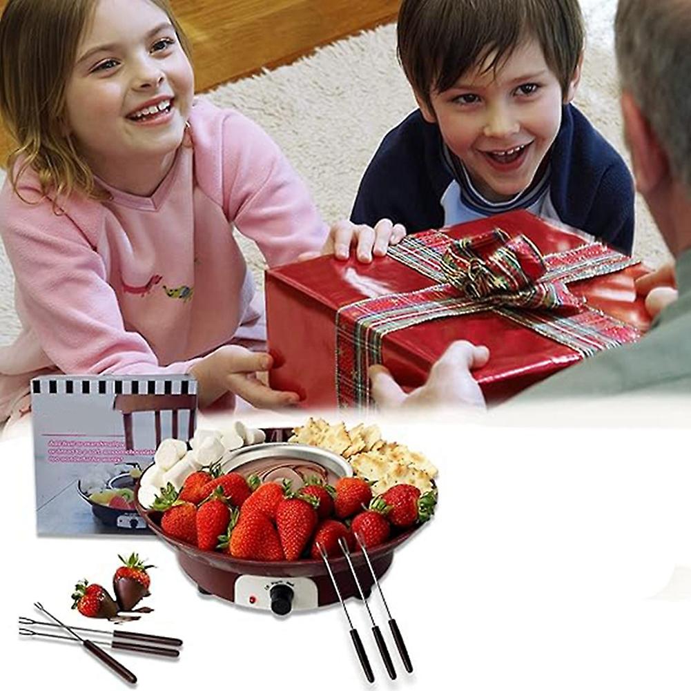 Fondue Pot Set,electric Chocolate Fondue Maker With 4 Forks, Cheese ...