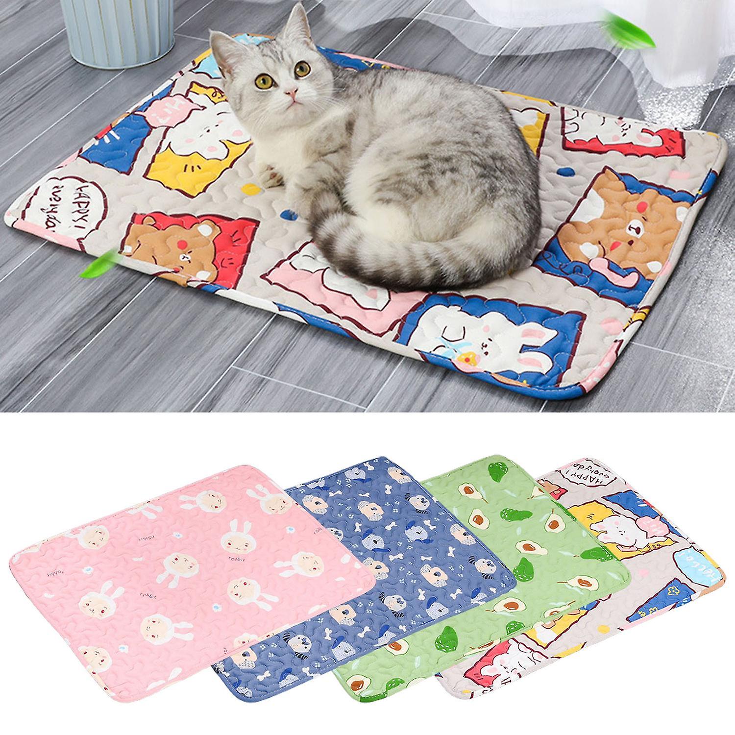 Pet Mat Cartoon Animal Printing Dog Sleeping Pad Summer Moisture ...