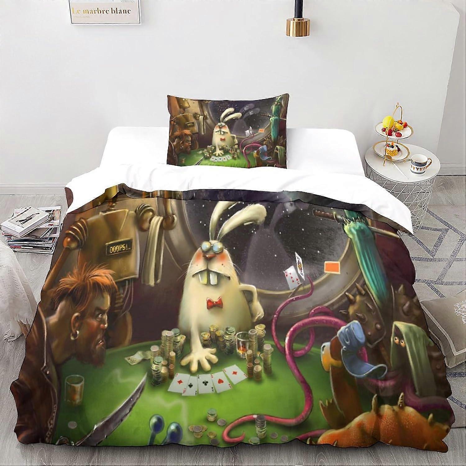 Interesting D Print Duvet Cover, Microfiber Duvet Cover, Innovative ...