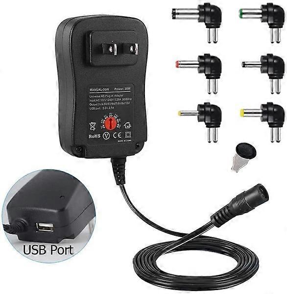 ZK-30W Universal Adapter 3V-12V Adjustable Switching Power Transformer ...
