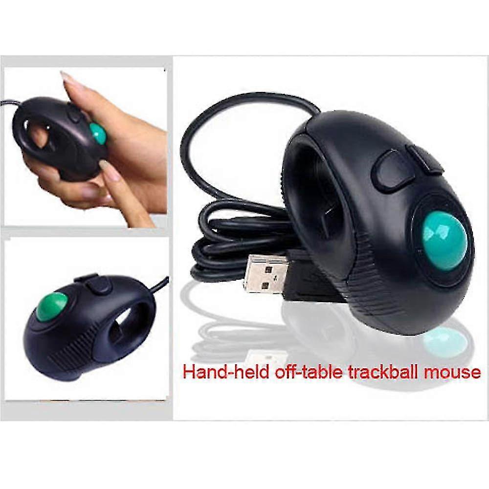 Wired Mouse Neu Finger Handheld 4D Usb Mini Portable Trackball Mouse Pc ...