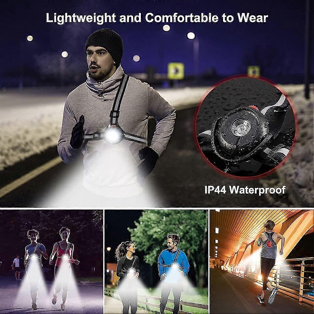 Outdoor Night Running Lights Led Chest Light Back Warning Light For ...