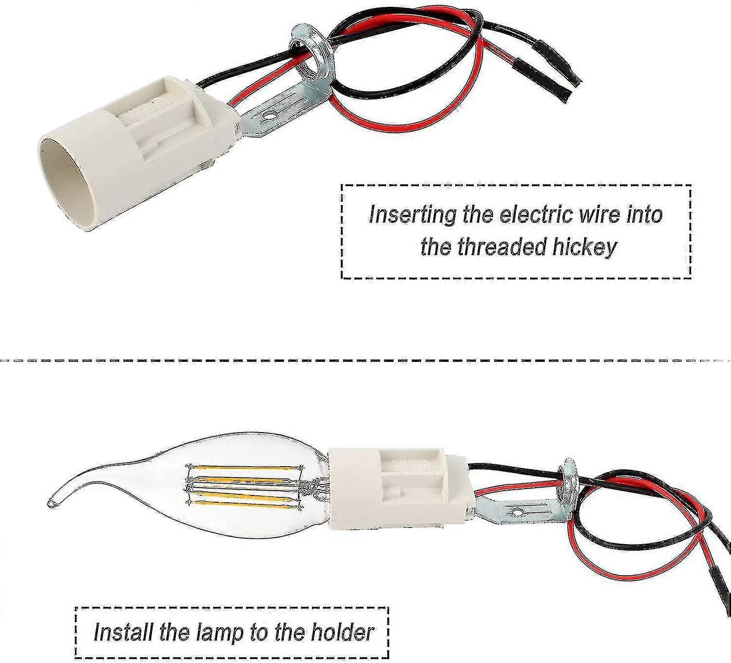 10 Pcs E14 Bulb Base Adjustable E14 Lamp Sockets Converter E14 Sockets ...