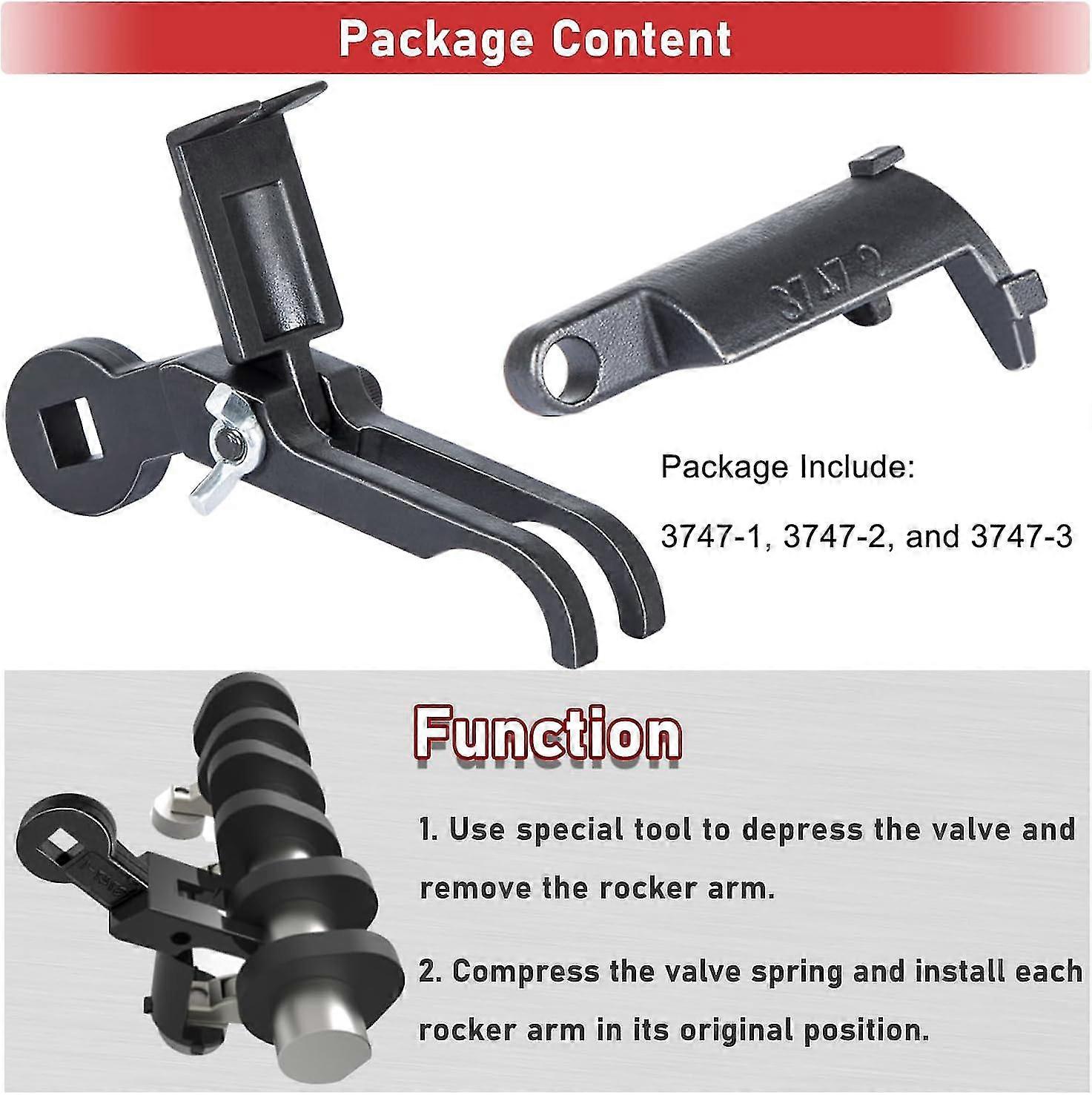 Rocker Arm Remover Installer & Valve Spring Compressor Tool for C ...