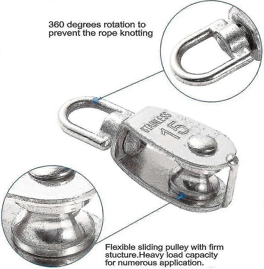 Stainless Steel Pulley, Deflection Roller Stainless Steel, Deflection ...