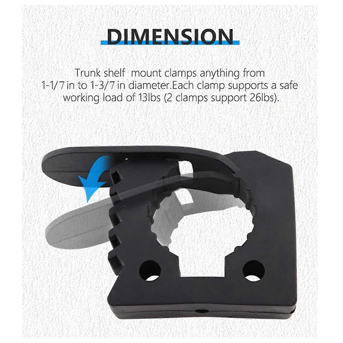 Hi-Lift Jack Handle Keeper Shovel Holder Mount, Rubber Clamp Mount Fits 1-1/7Inch to 1-3/7Inch ...