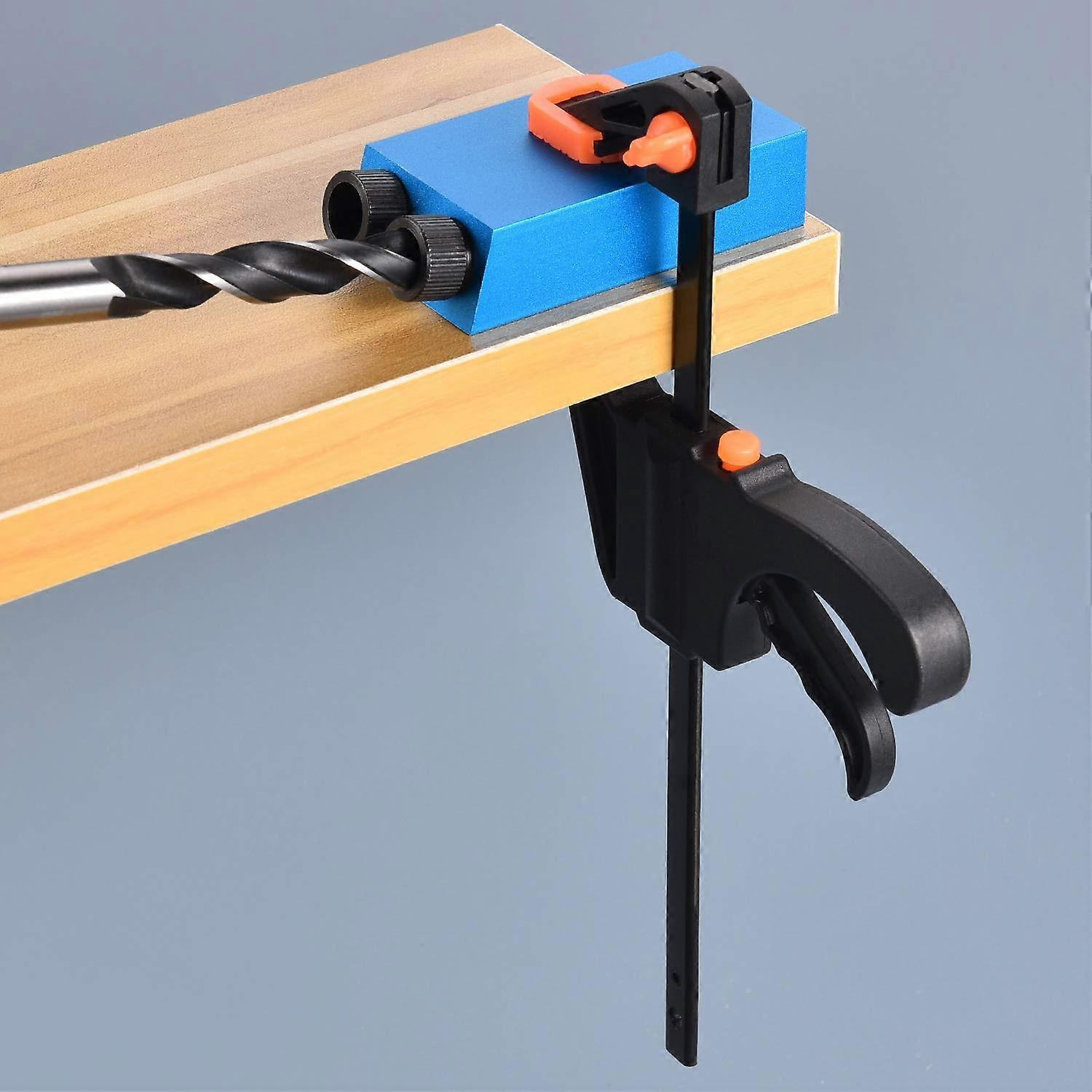JIZZU 15pcs Oblique Drilling Jig, Woodworking Drilling Guide, 15 ...