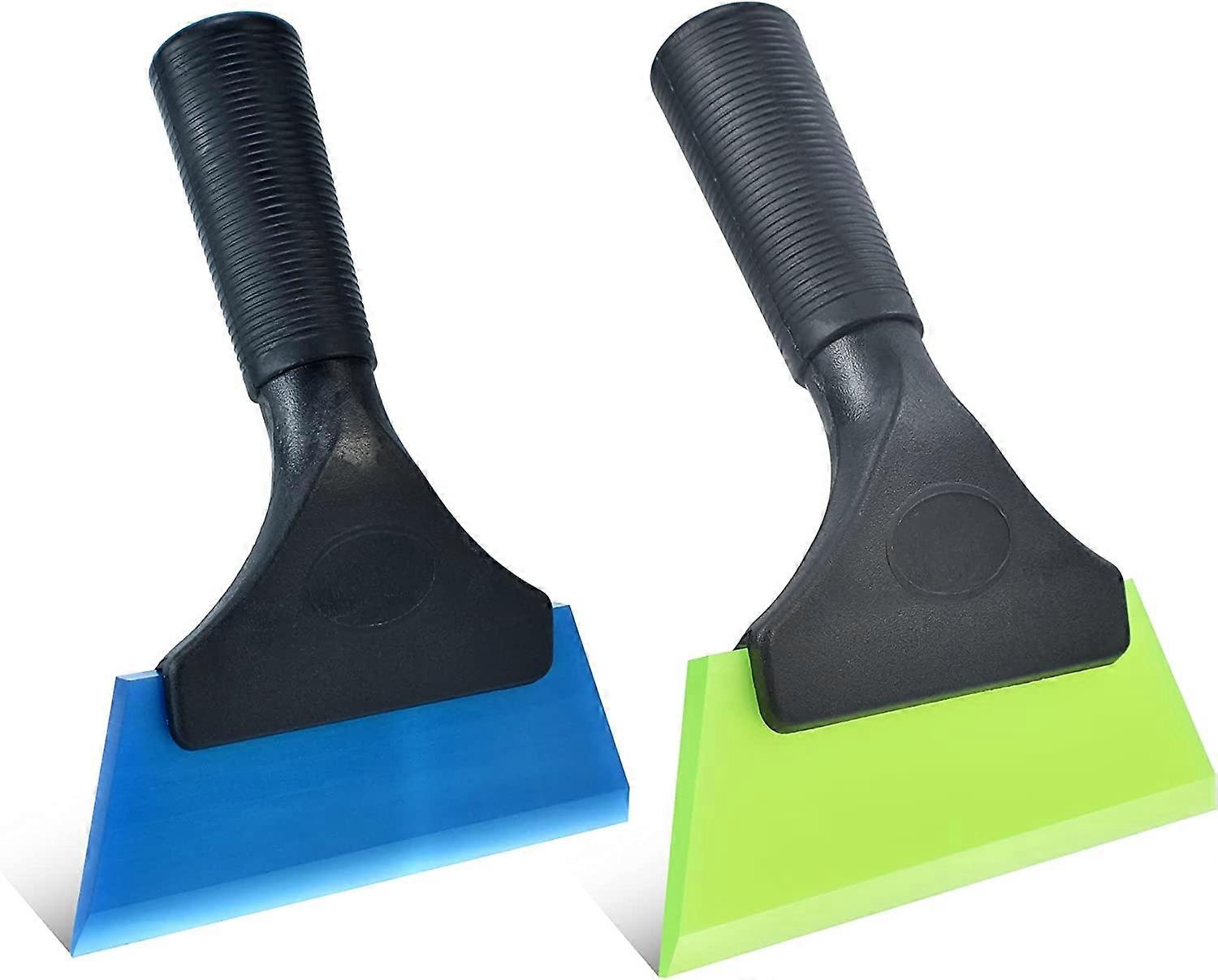 2Pcs 5 inch Shower Squeegee with Rubber Blade,Window Tint Squeegee for ...