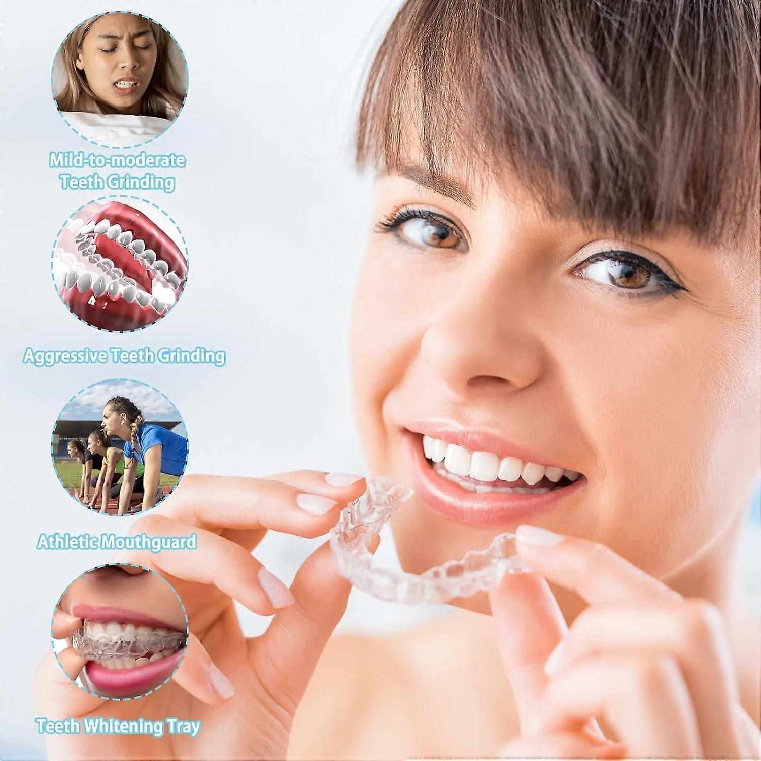 6 Pack Teeth Grinding Night Guard for Adults Mouth Guard for Sleeping ...