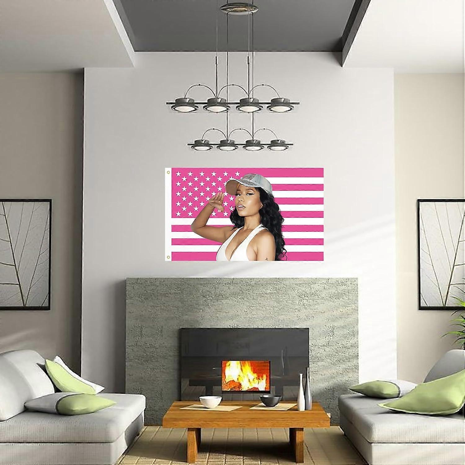 Nicki Minaj Flag Pink Niki American Flag Nicki Rapper Minaj Flag Nicki ...