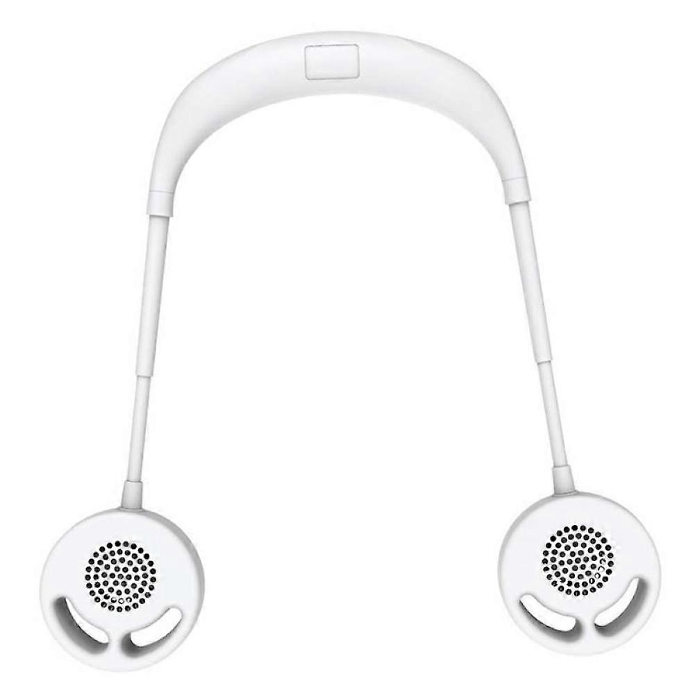 Mini Portable Folding USB Rechargeable Neckband Neck Hang Sports ...