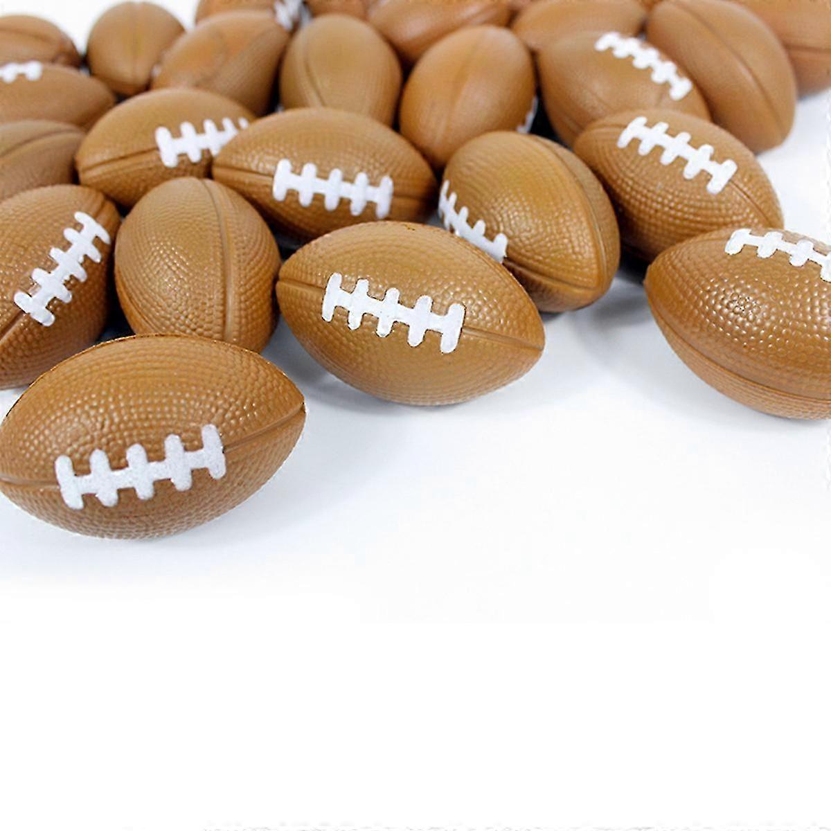 50pcs Rugby Stress Ball, Mini Foam Sports Ball, Foam Sports Ball For ...