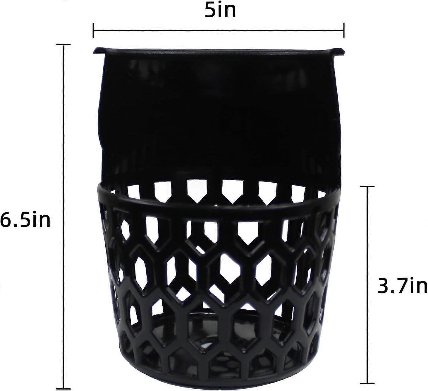 6pcs Pool Table Pockets, Plastic Web Billiard Baskets, Black Snooker ...