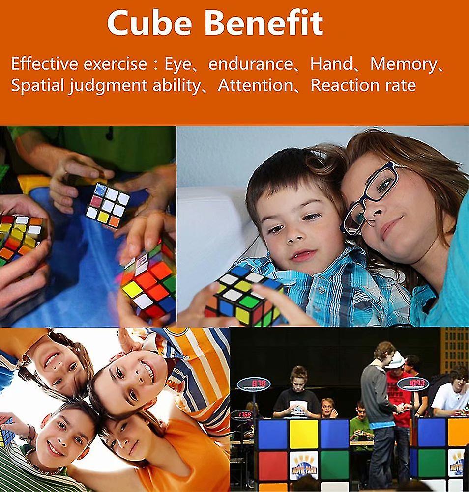 3x3 Speed Cube Easy Turning Magic Cube 3x3x3 Puzzle Cube Educational ...