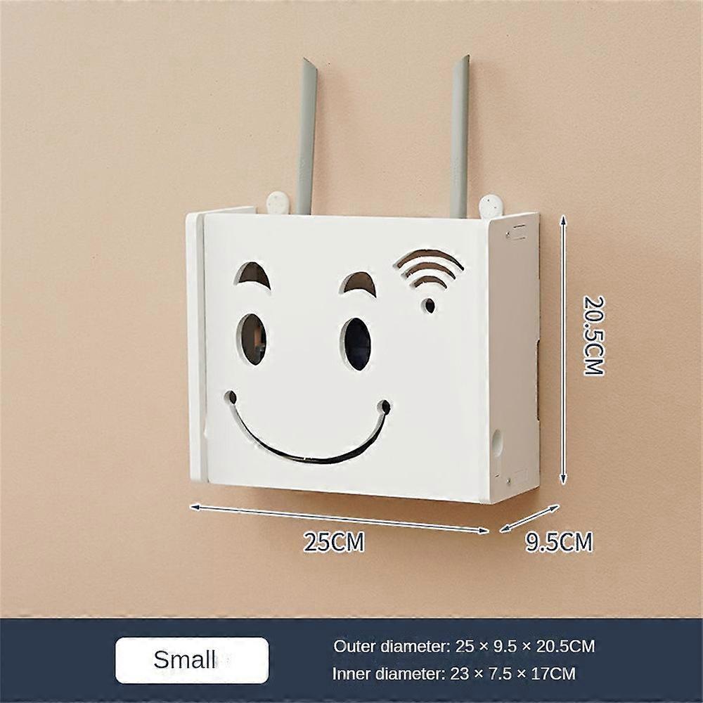 Wifi Router Storage Box Outlet Set Top Case Wall Mount Board Cover Hide ...