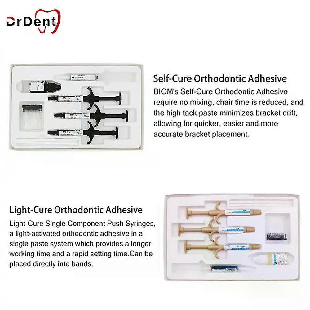 Dental Orthodontic Adhesive Light Cure Braces Glue Kit for Orthodontic ...
