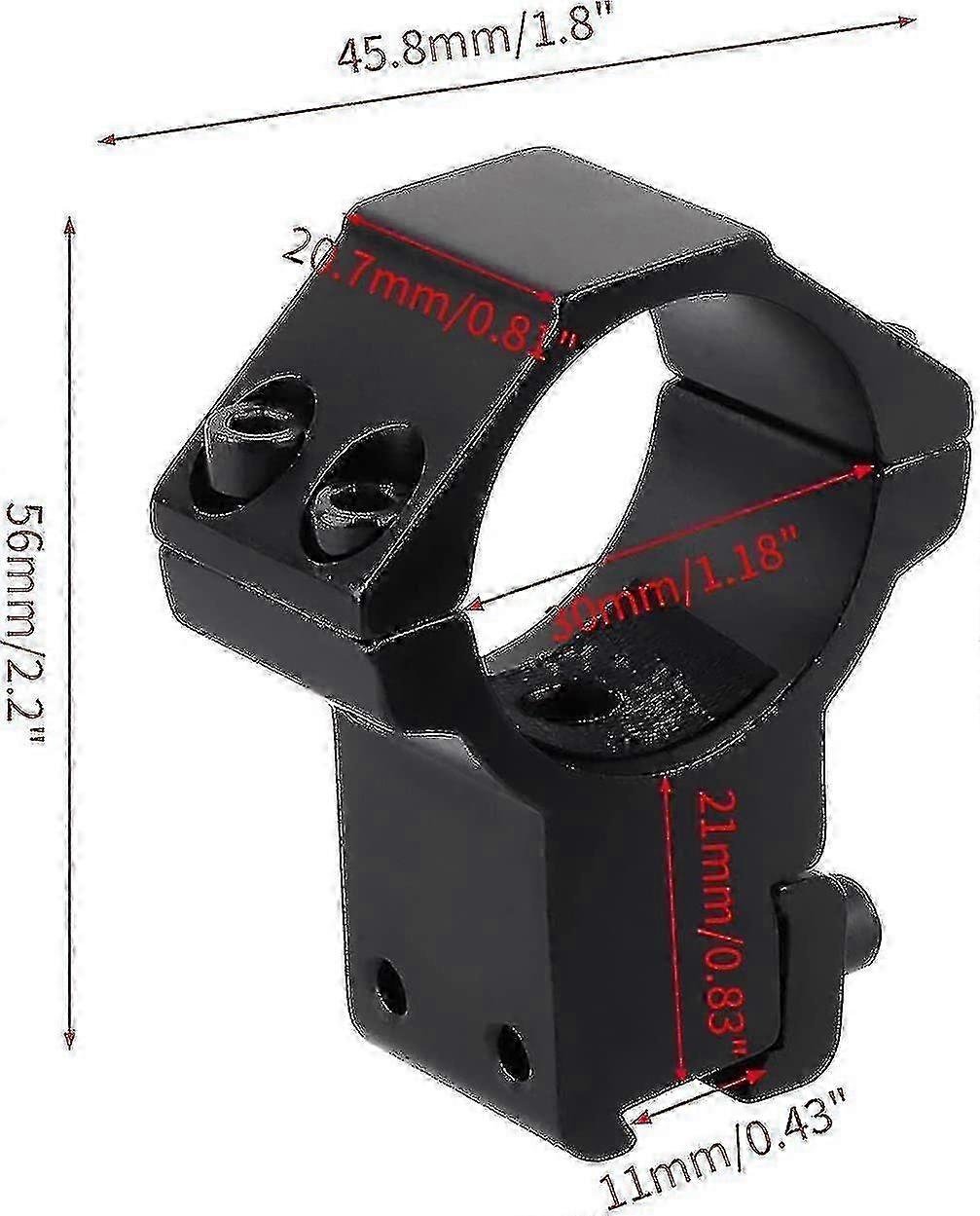 30mm mounting adapter for High Profie Cope with 11mm dovetail | Fruugo UK