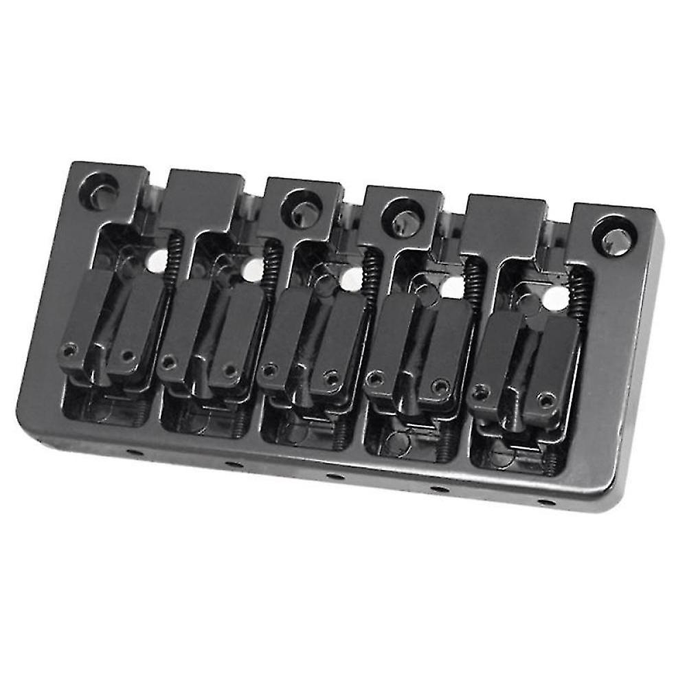 5 String Flip Fine-tuning Guitar Saddle Bridge Pull String Plate For 5 ...