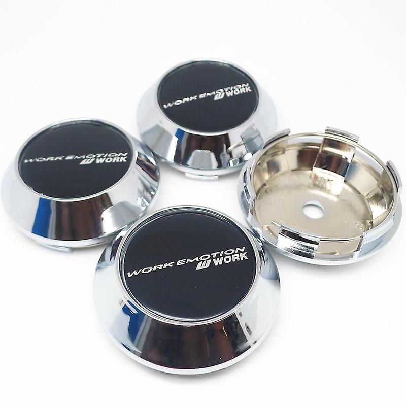 4pcs 68mm Work Emotion Wheel Center Caps Hub Car Rims Replace Dust ...