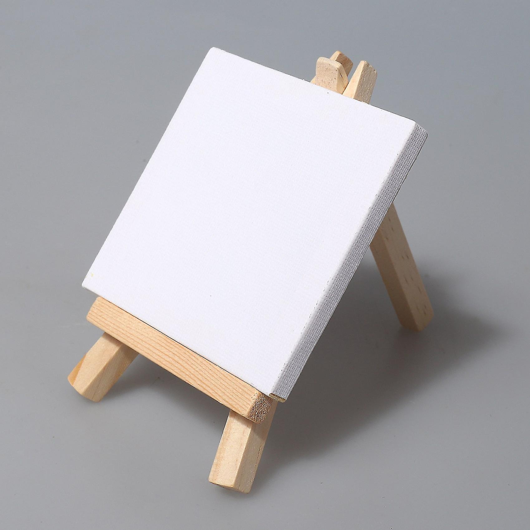 Artists 3 Inch X3 Inch Mini Canvas & 5 Inch Mini Easel Set Painting ...