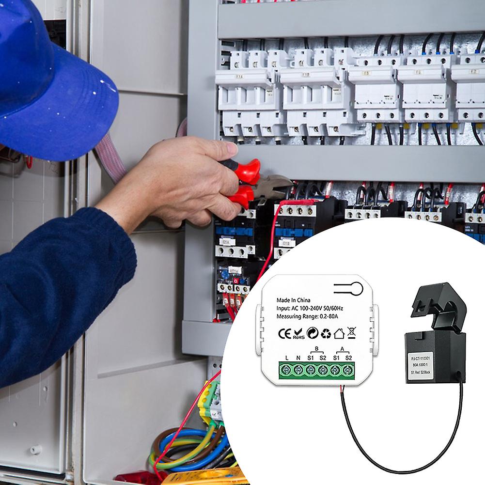 WiFi Smart Two-Way Power Monitoring Device Multipurpose Electricity ...