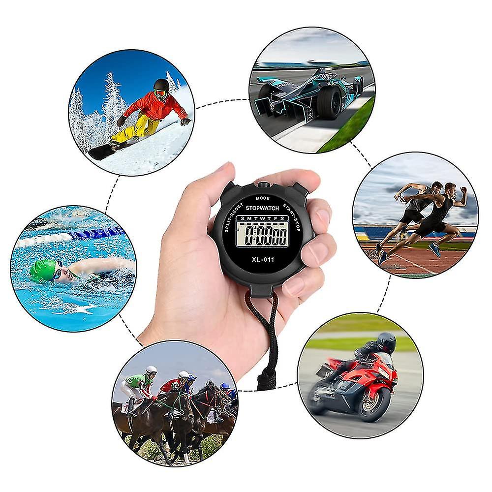 Waterproof Electronic Stopwatch, Multifunction Sports Stopwatch ...
