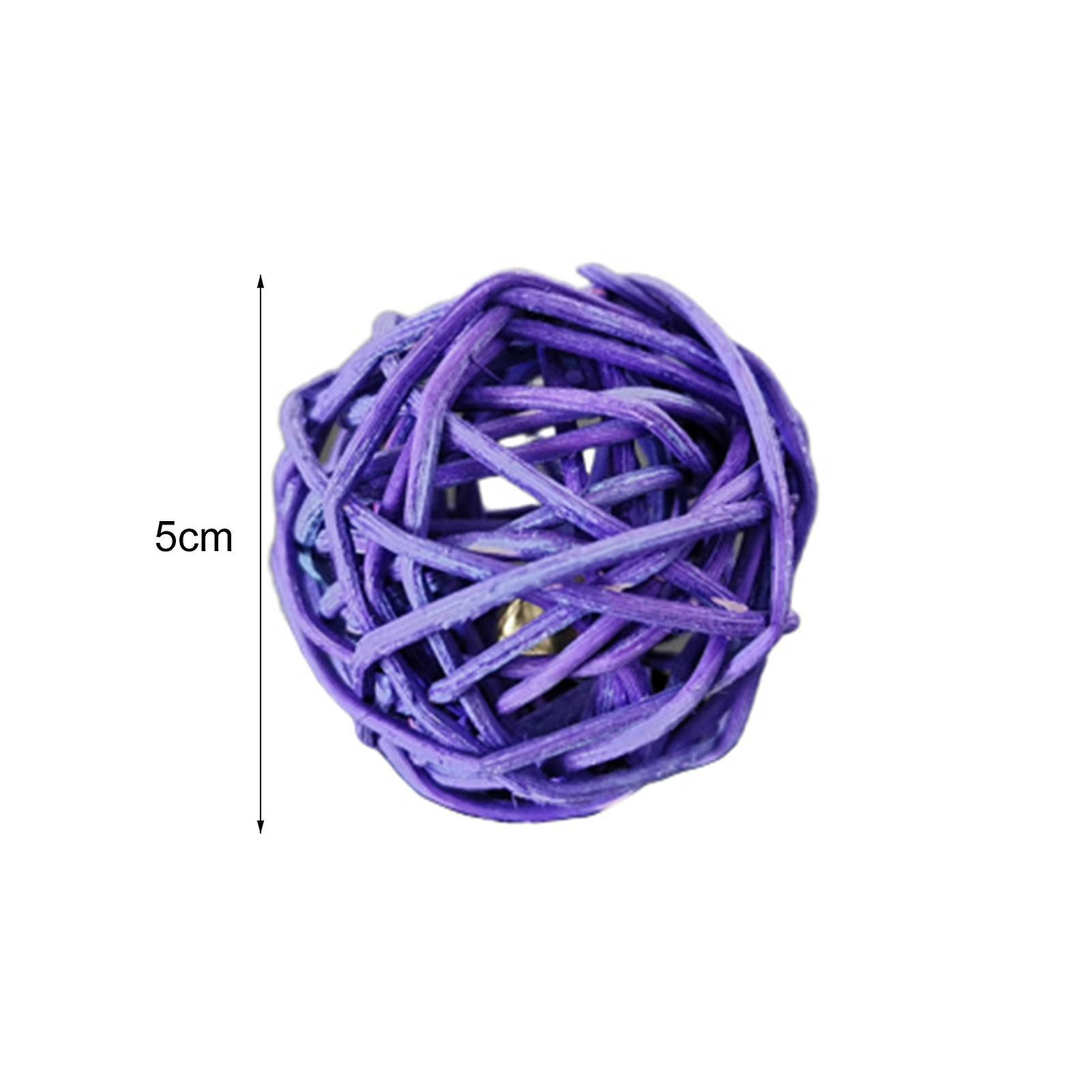 Rattan Ball With Bell Cage Shape Portable Cat Rattan Ball for Home-yuyu ...