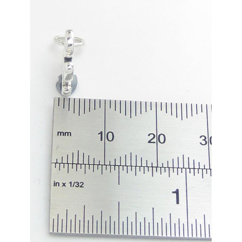 Script Letter H Initial Sterling Silver Charm .925 X 1 Letters Charms ...